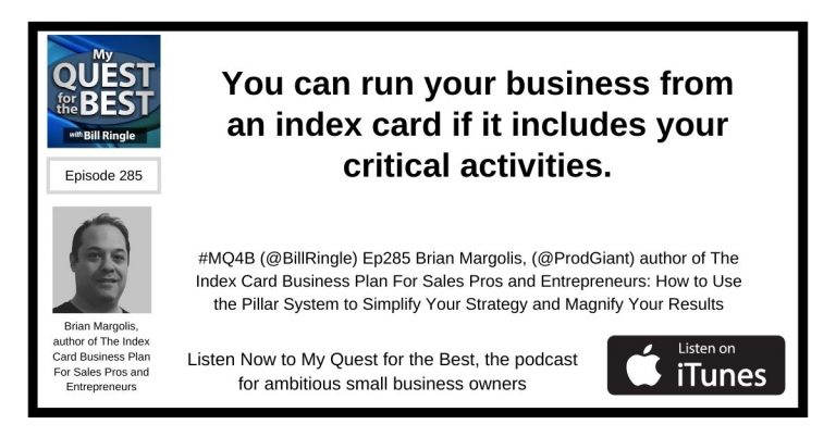 You can run your business from an index card if it includes your ...